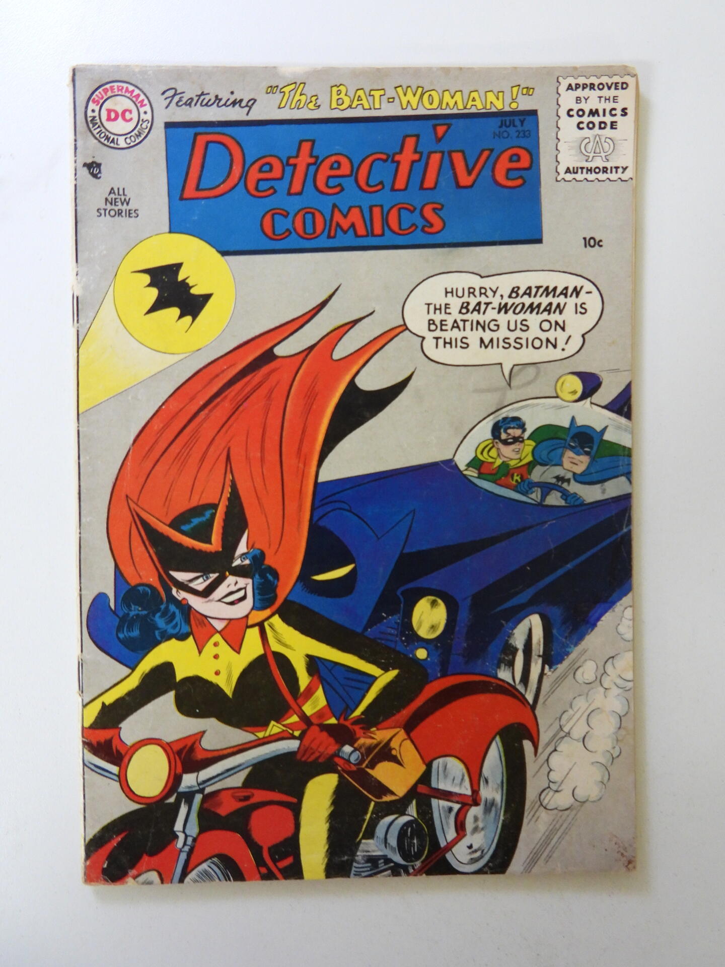 Detective Comics #233 (1956) 1st appearance of Batwoman VG/FN restored ...