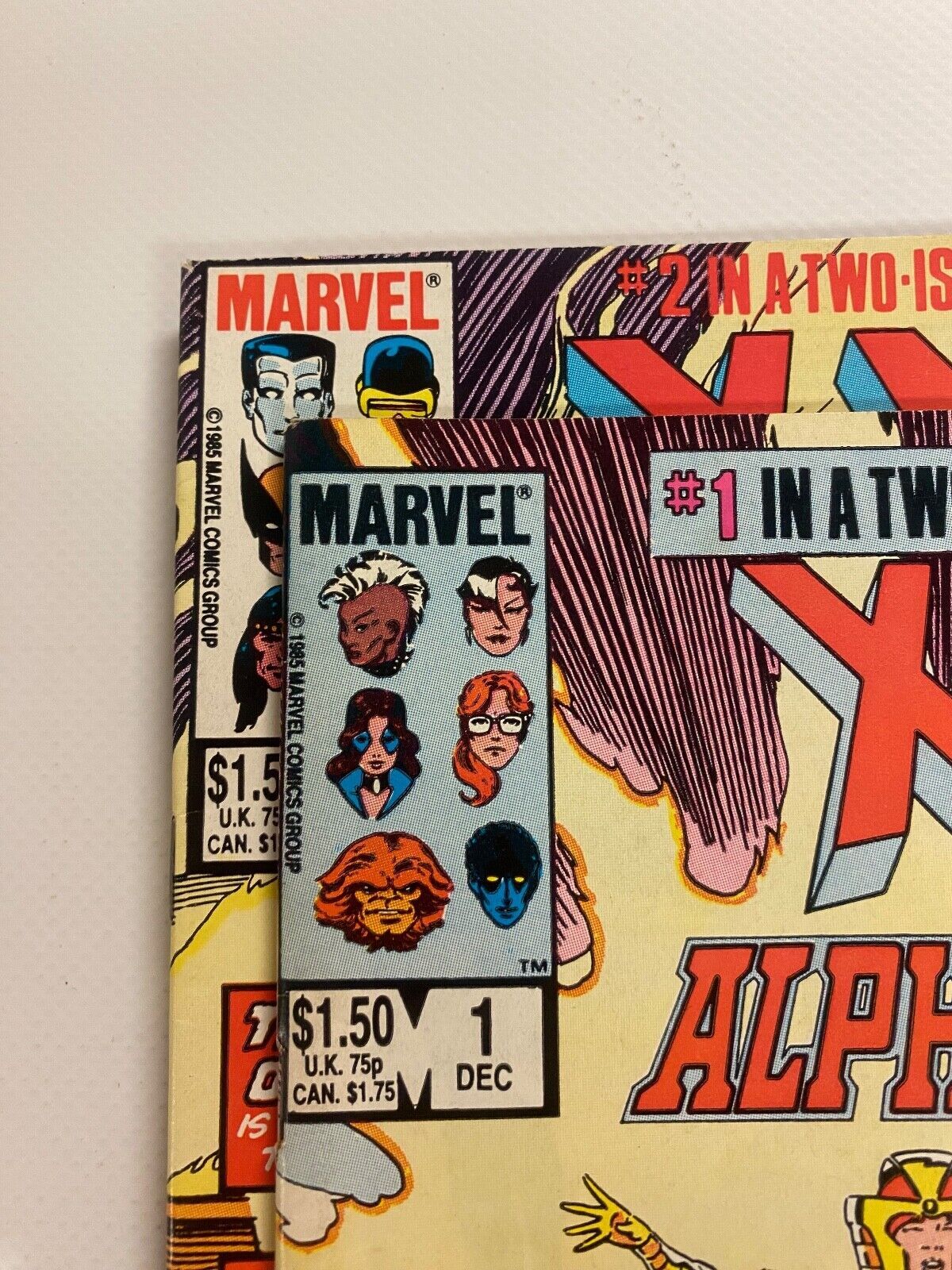 2 X-Men and Alpha Flight Marvel Comics Complete LTD Series #1 2 60 KM1 ...