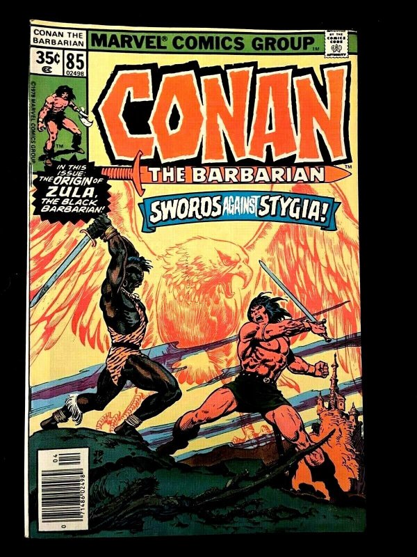 Conan the Barbarian Issue #85 Origin Of Zula The Black Barbarian April ...