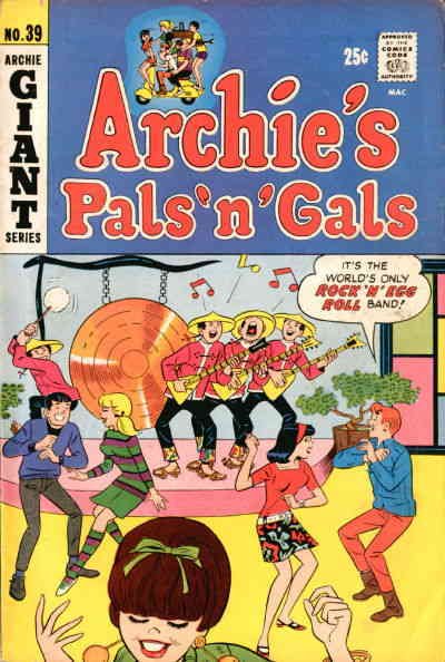 Archie's Pals 'n Gals #39 VG ; Archie | low grade comic December 1966 Giant Seri | Comic Books ...