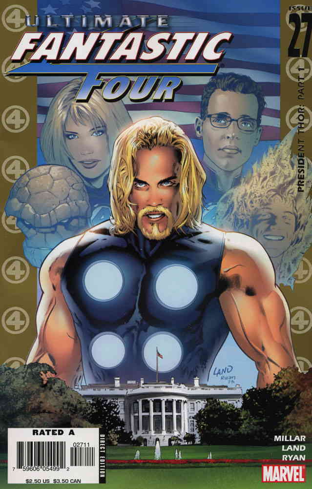 Ultimate Fantastic Four #27 VF ; Marvel | Mark Millar President Thor ...