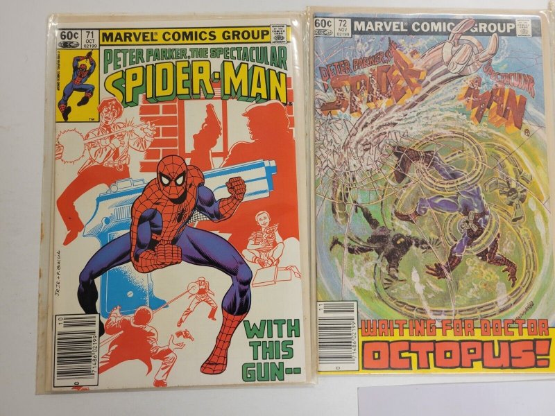 3 Peter Parker Spectacular Spider-Man Marvel Comic Books #71 72 73 71 ...
