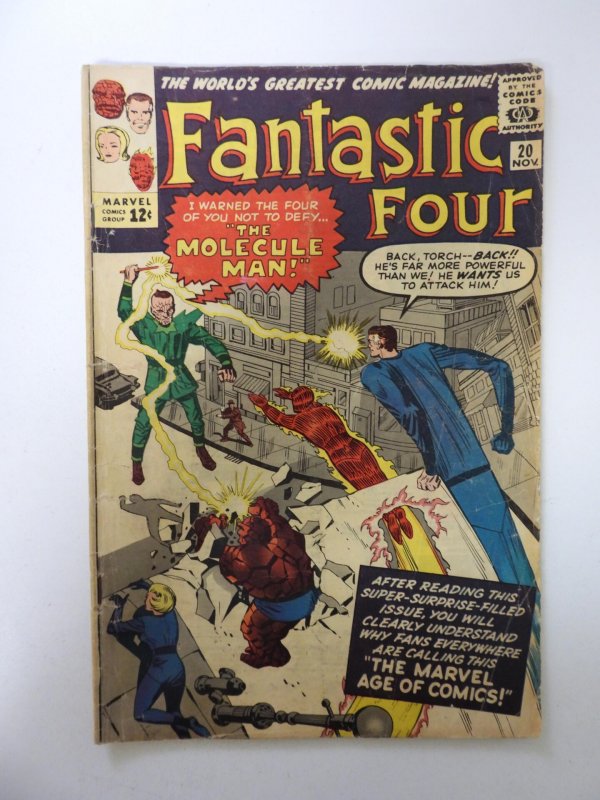 Fantastic Four #20 (1963) 1st appearance of the Molecule Man VG ...