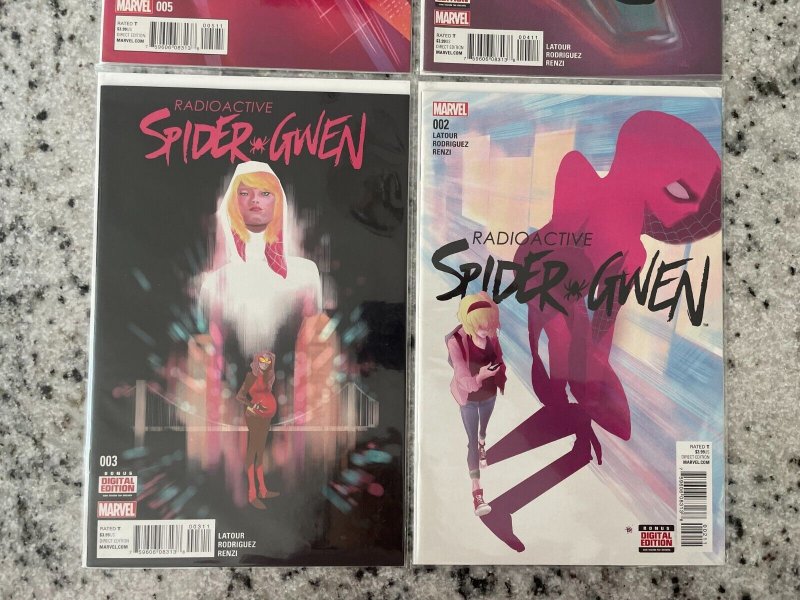 4 Spider-Gwen Marvel Comic Books # 2 3 4 5 NM Radioactive Spider-Man 12 ...
