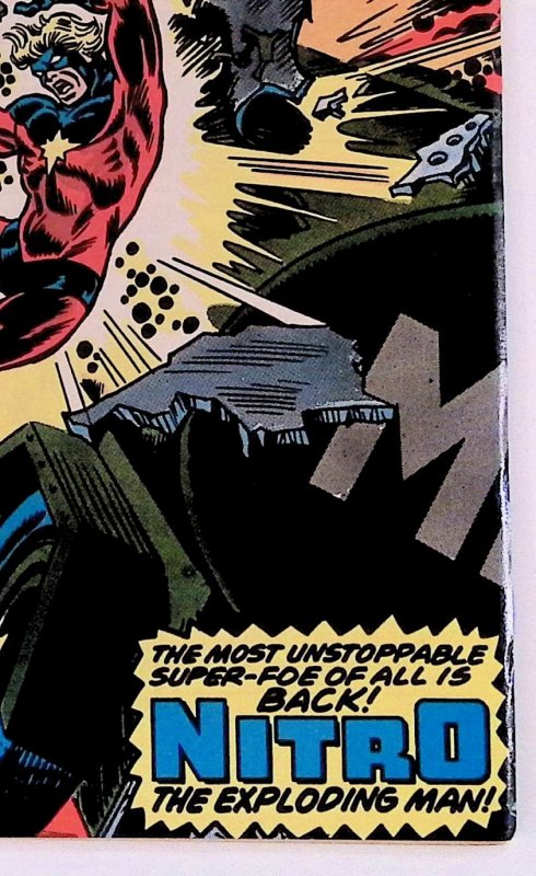 Captain Marvel 54 Newsstand Variant Wonder Man Nitro the Exploding Man ...