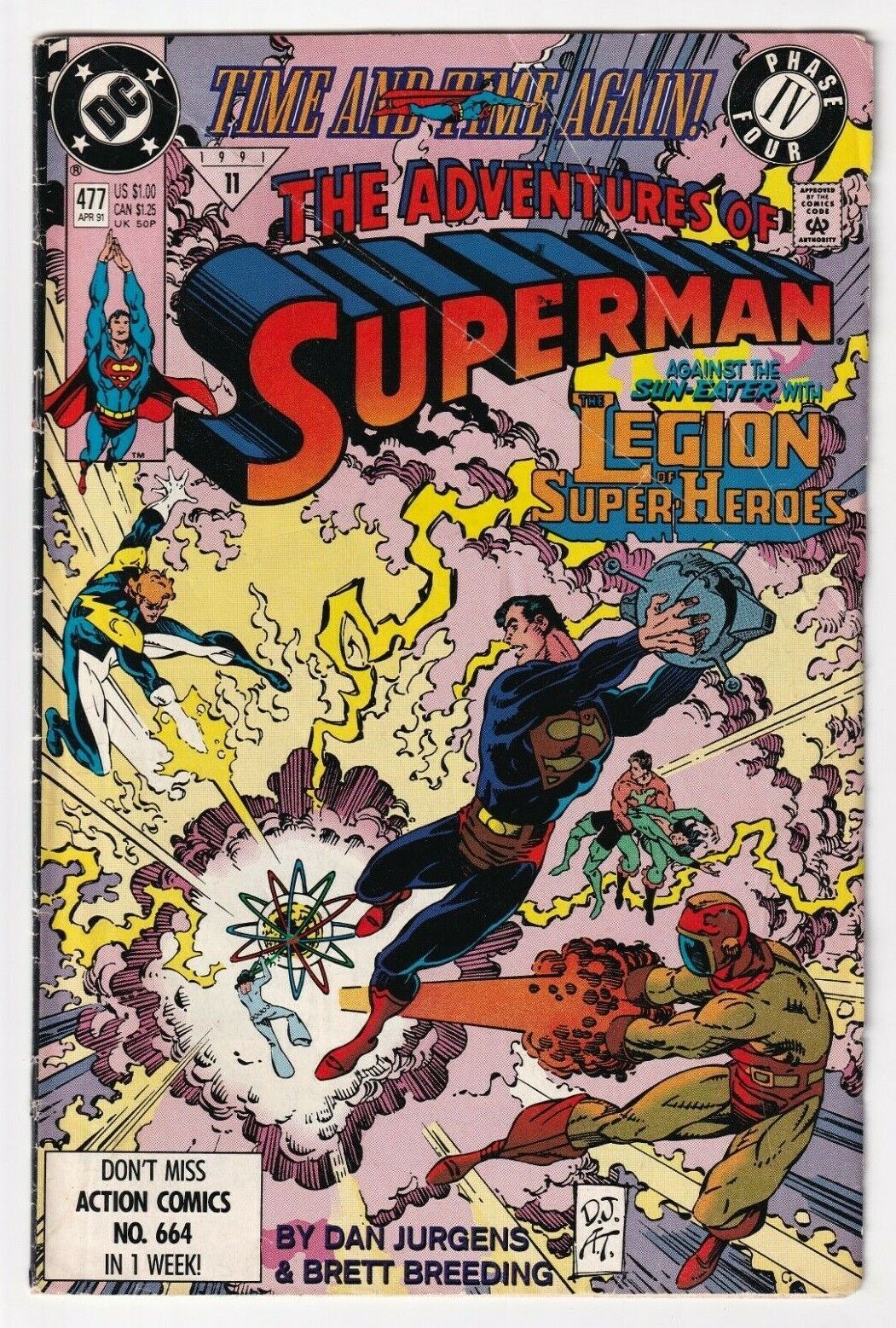 The Adventures Of Superman #477 April 1991 DC | Comic Books - Copper ...