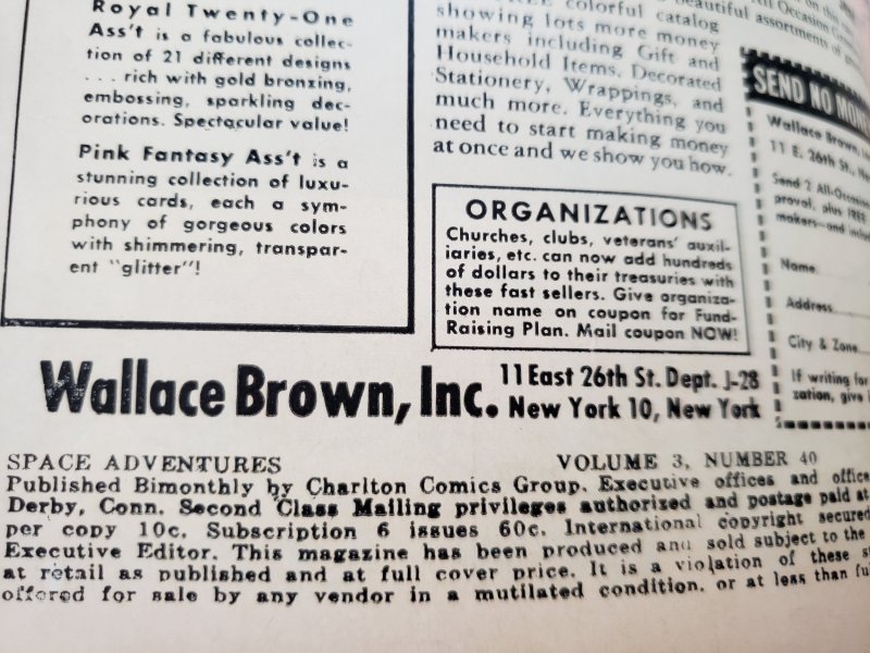 Space Adventures 40 Steve Ditko cover (1961) | Comic Books - Silver Age ...