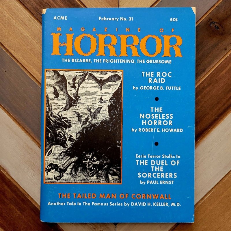 MAGAZINE OF HORROR #31 VF (Health 1970) Bizarre Frightening Gruesome ...
