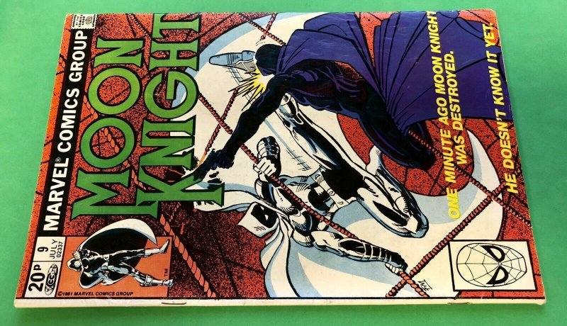Moon Knight Vol 1 #9 (1981) Sienkiewicz Cover & Art Midnight Man ...