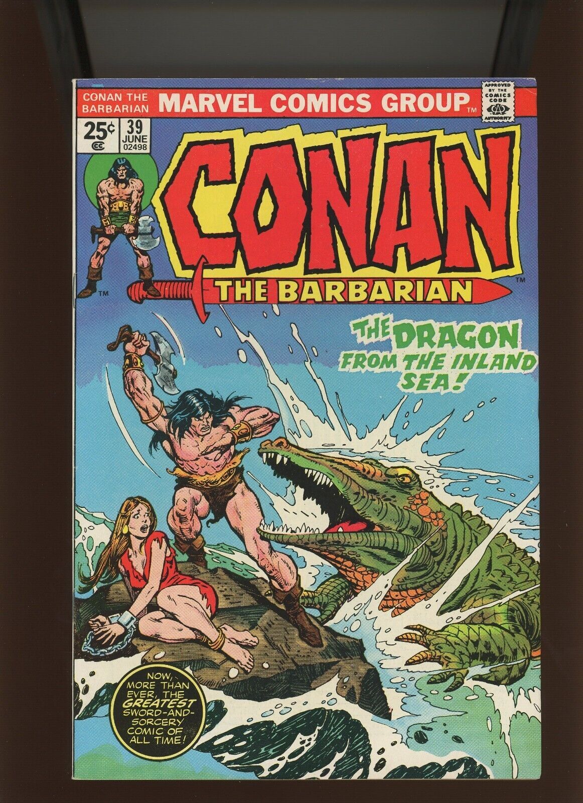 (1974) Conan the Barbarian #39: BRONZE AGE! "THE DRAGON...!" (7.0/7.5 ...