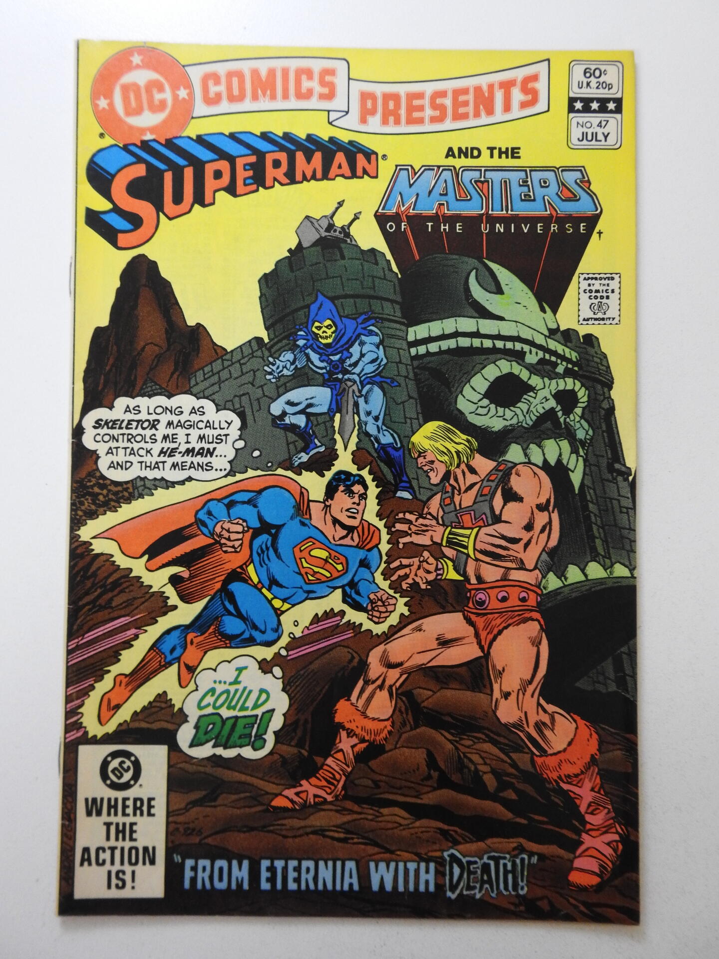 DC Comics Presents #47 (1982) 1st Appearance of He-Man/MOTU in Comics ...