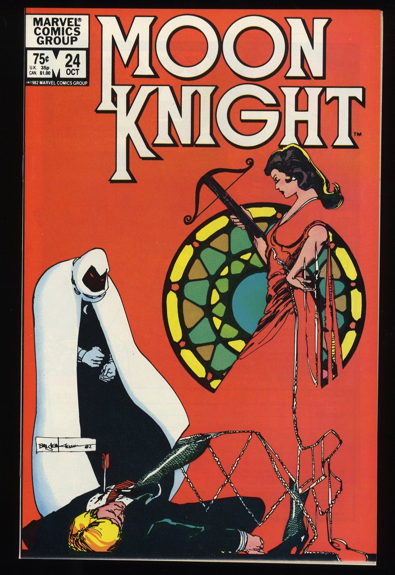 Moon Knight #24 NM+ 9.6 Scarlet in Moonlight! Bill Sienkiewicz Cover ...