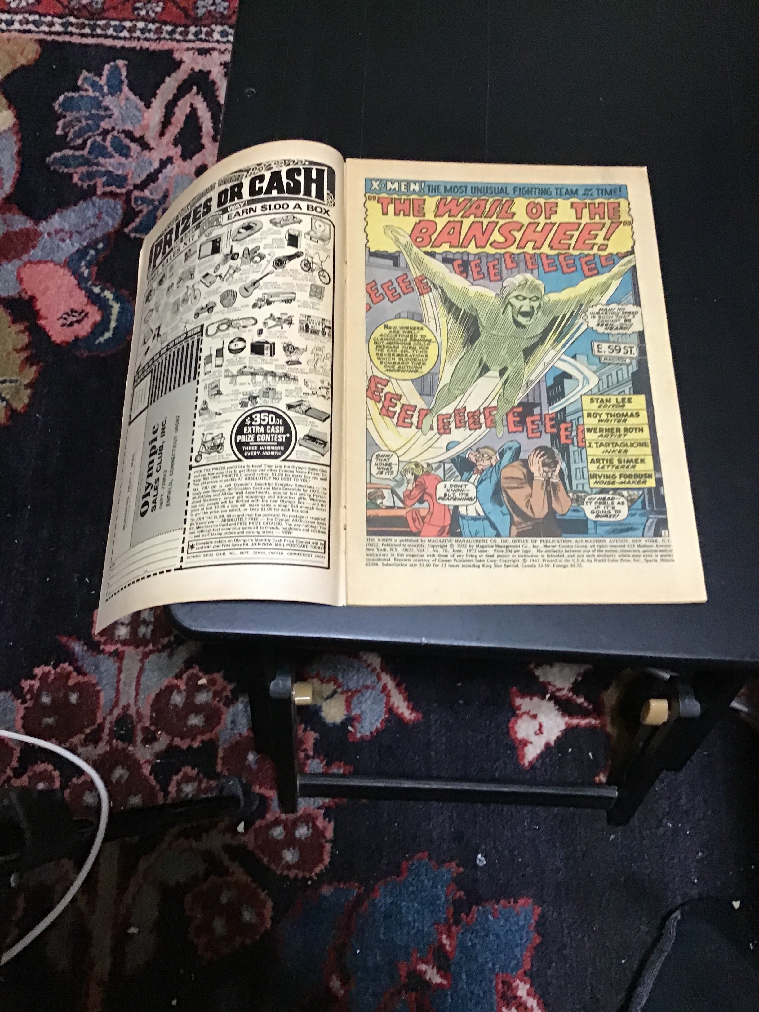 The X-Men #76 (1972) Banshee! High grade! VF- Wytheville CERT! Wow ...