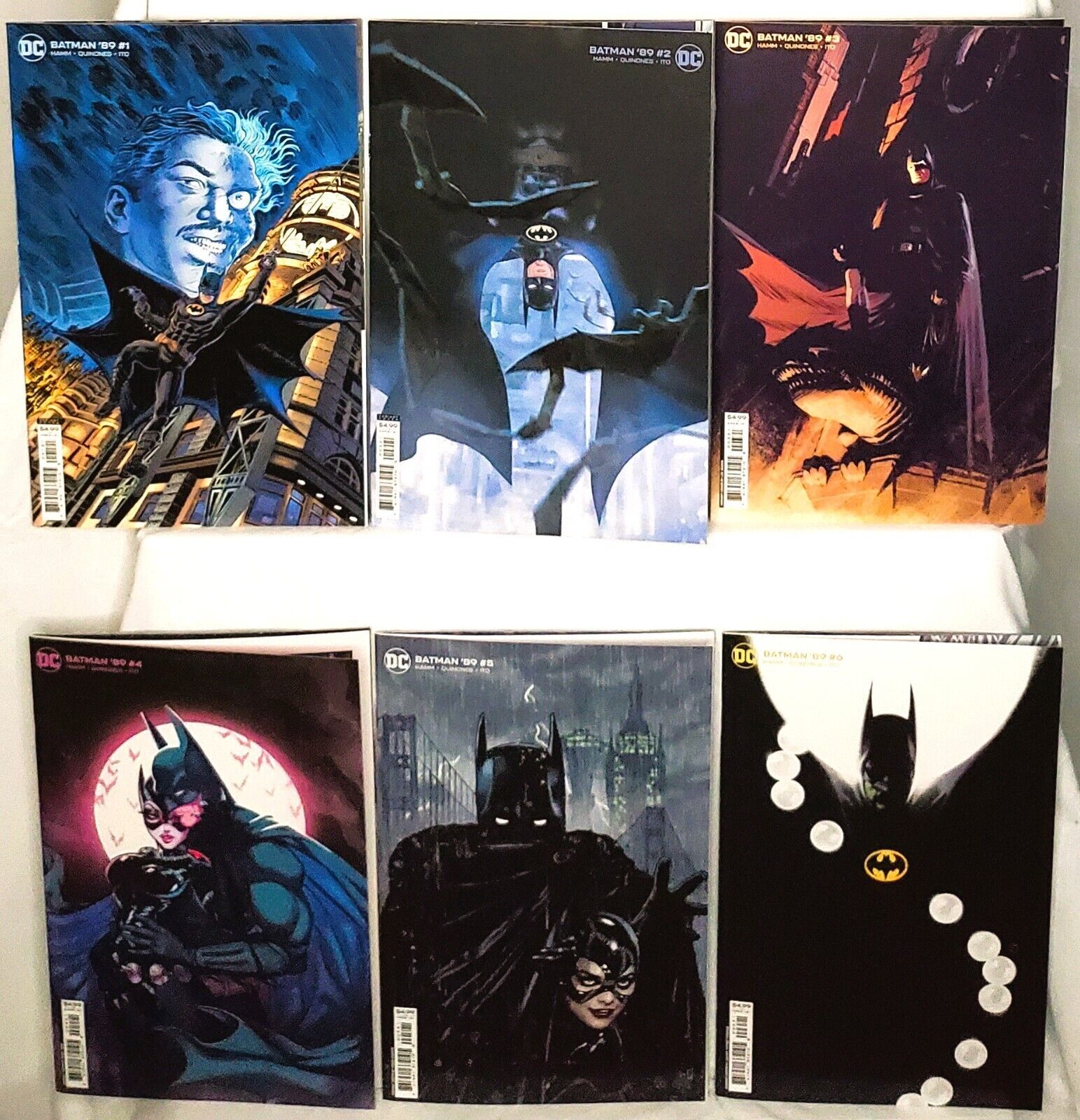 BATMAN '89 #1 - 6 Variant Cover B Set Various Artists DC Comics DCU ...