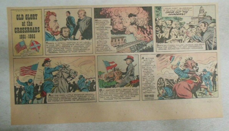 Old Glory at the Crossroads by Rick Fletcher 9/17/1961 Size: 7.5 x 15 ...