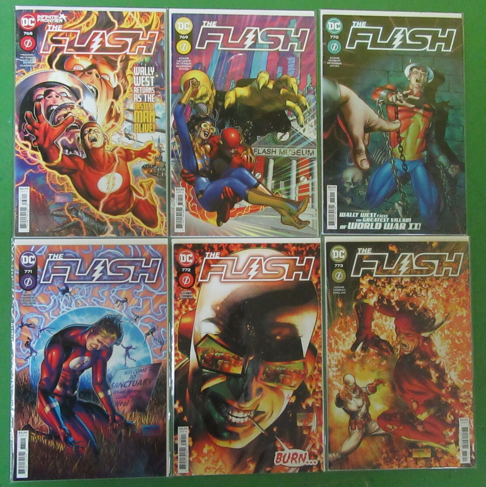The Flash 768-777 & Annual Lot of 11 WW2 Dr Fate Infinite Frontier DC ...