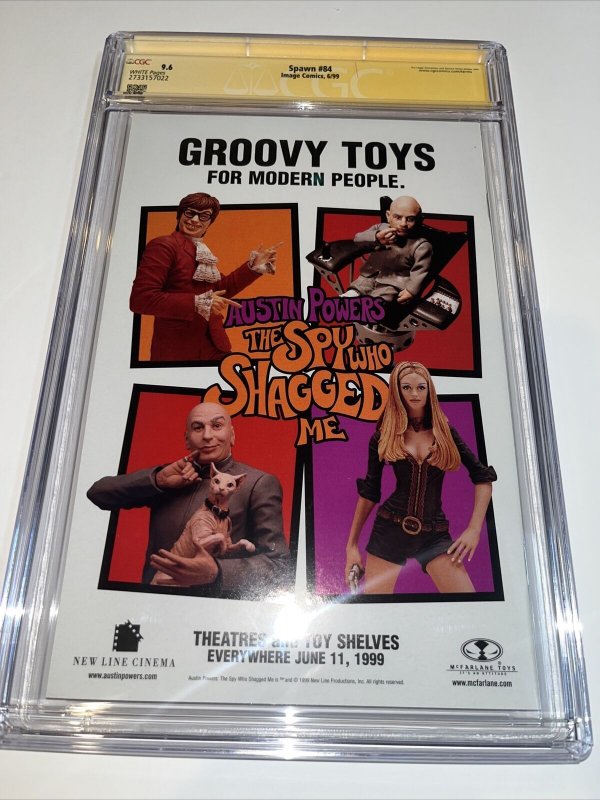 Spawn (1999) # 84 (CGC 9.6 SS WP) Signed Greg Capullo • Story Todd ...