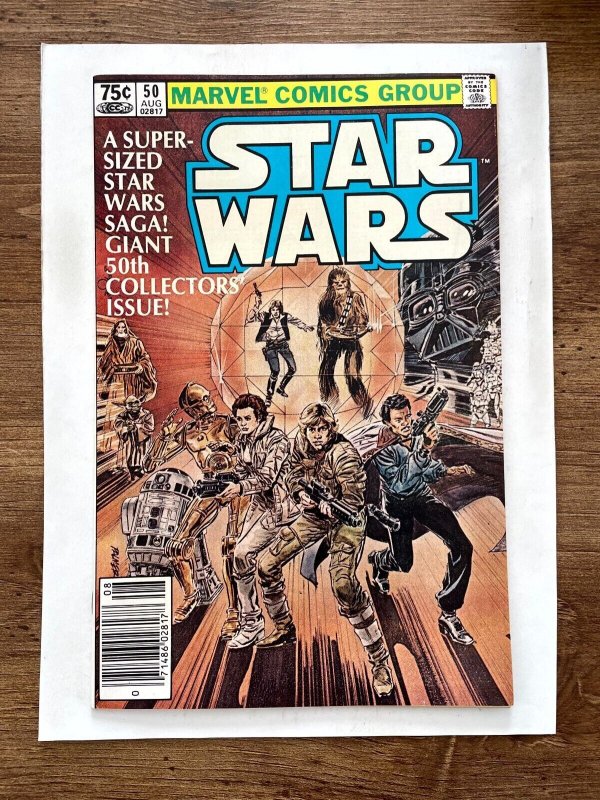 Star Wars # 50 NM Marvel Comic Book Luke Skywalker Jedi R2D2 C-3PO Solo ...