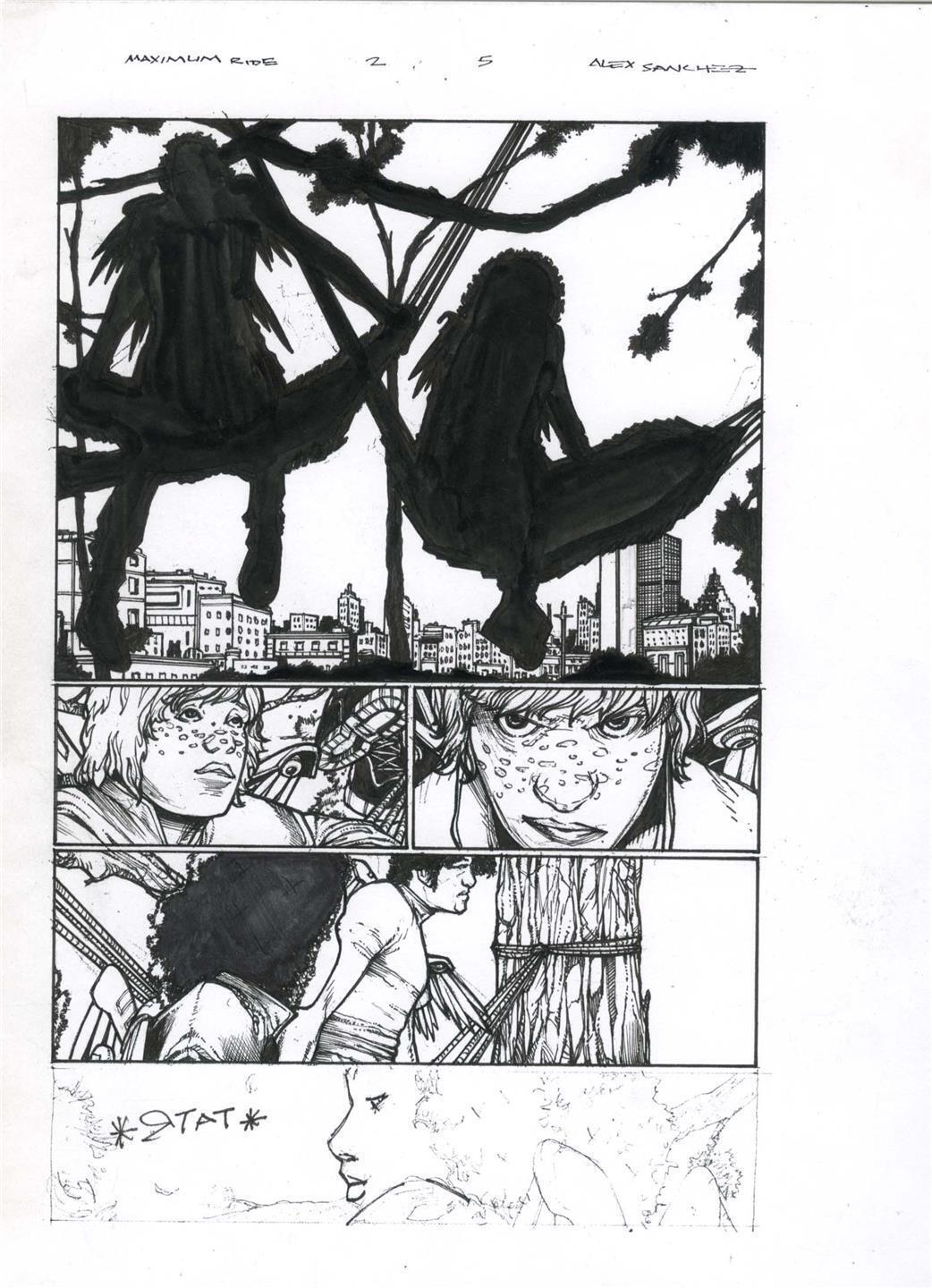 Max Ride First Flight #2 pg 5 Alex Sanchez Art James Patterson Maximum ...