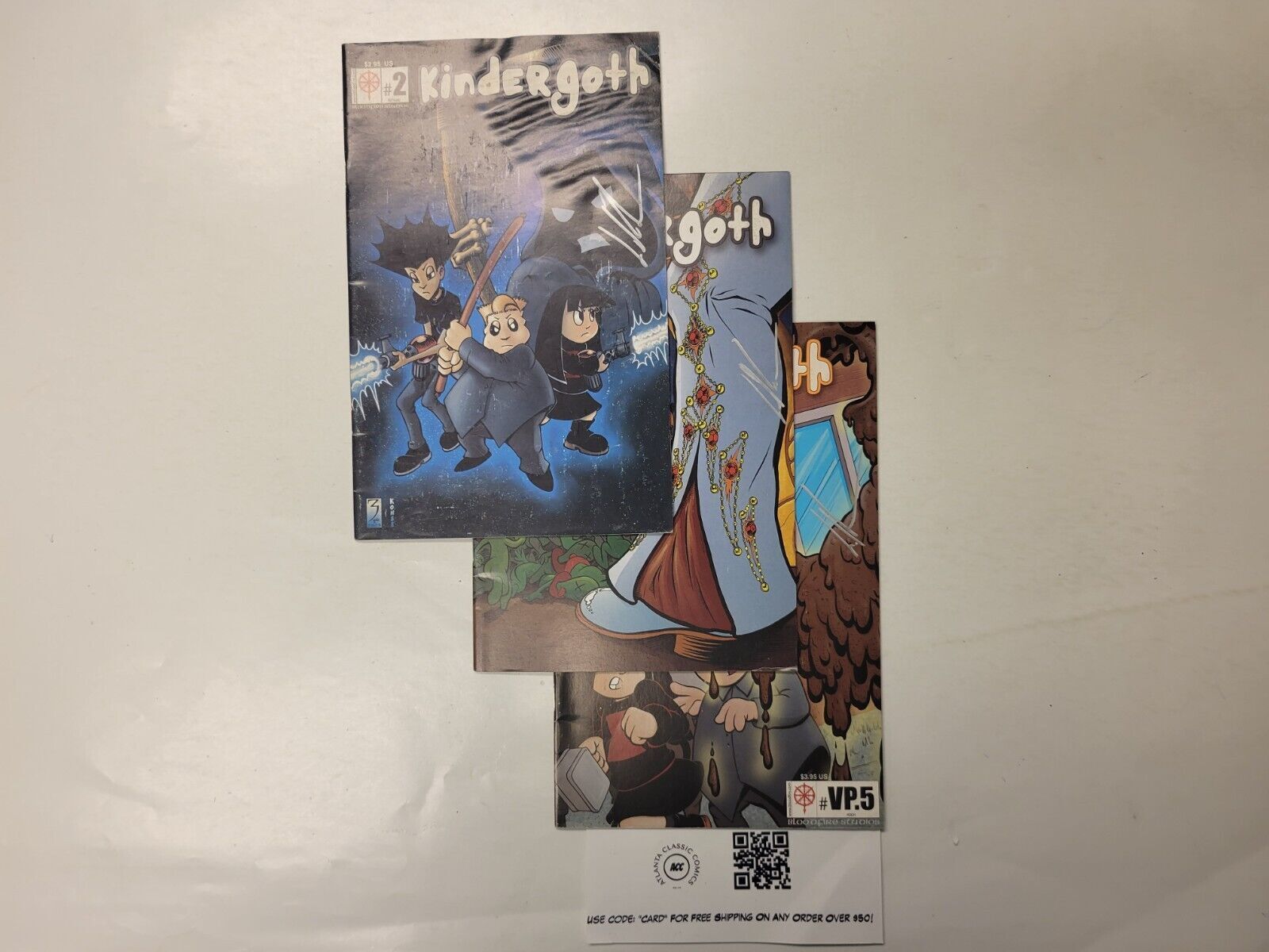3 Kindergoth Bloodfire Studios Comic Books #2 4 5 68 TJ45 | Comic Books ...