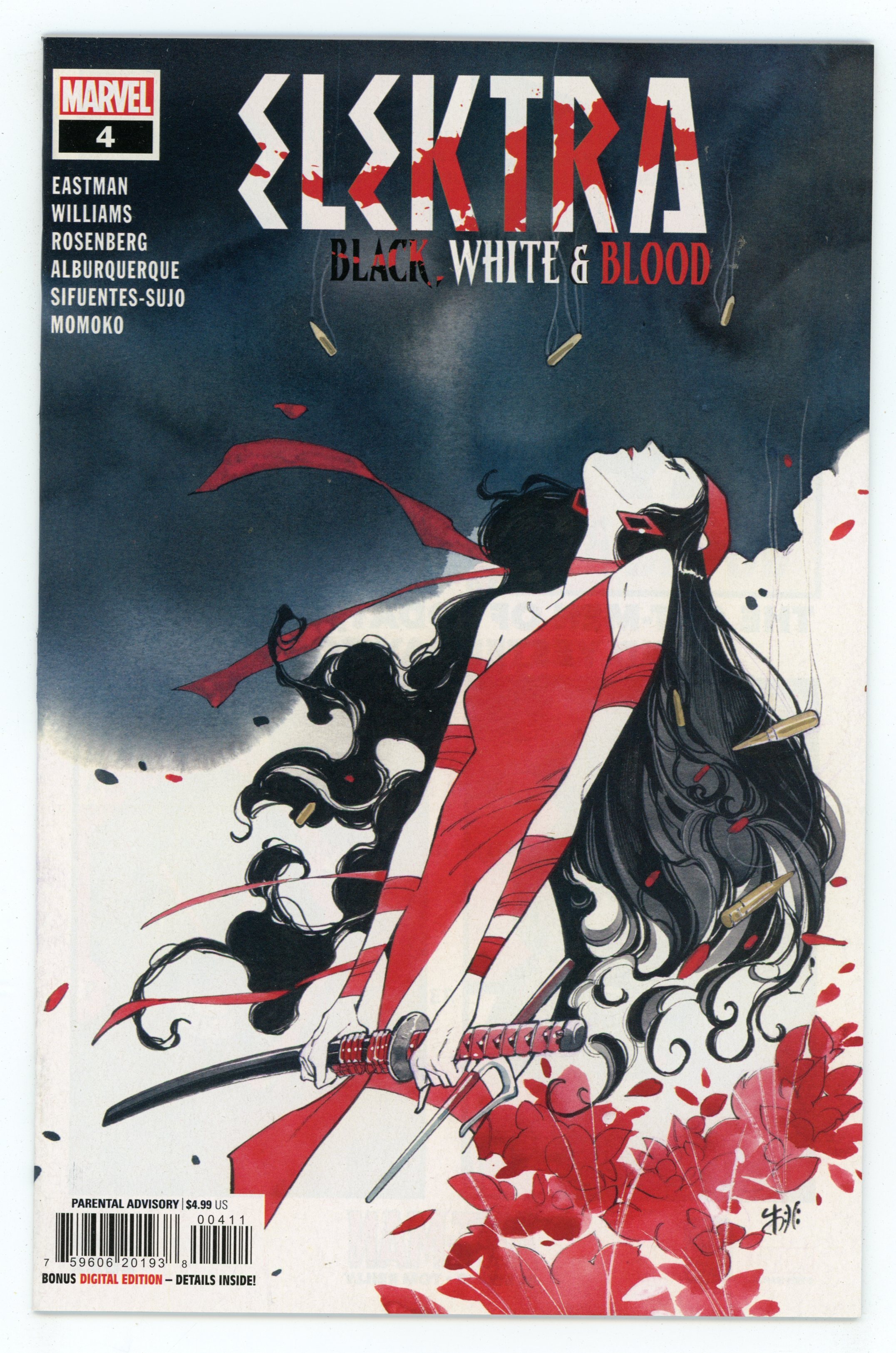 Elektra: Black, White & Blood #4 Peach Momoko Kevin Eastman Ghost Rider ...