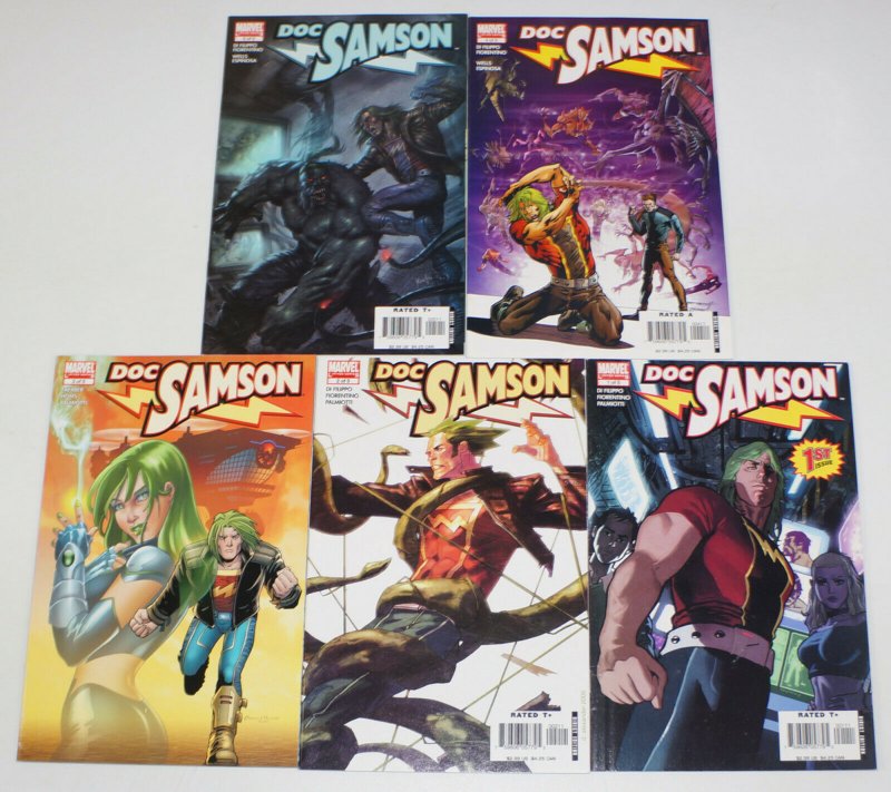 Doc Samson vol. 2 #1-5 VF/NM complete series - amanda conner - lucio ...