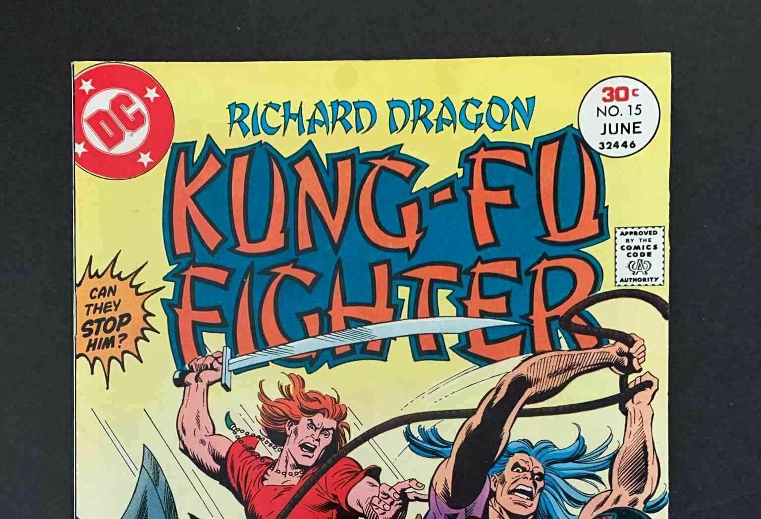 Richard Dragon Kung Fu Fighter #15 Dc Comics 1977 Vf Newsstand | Comic ...