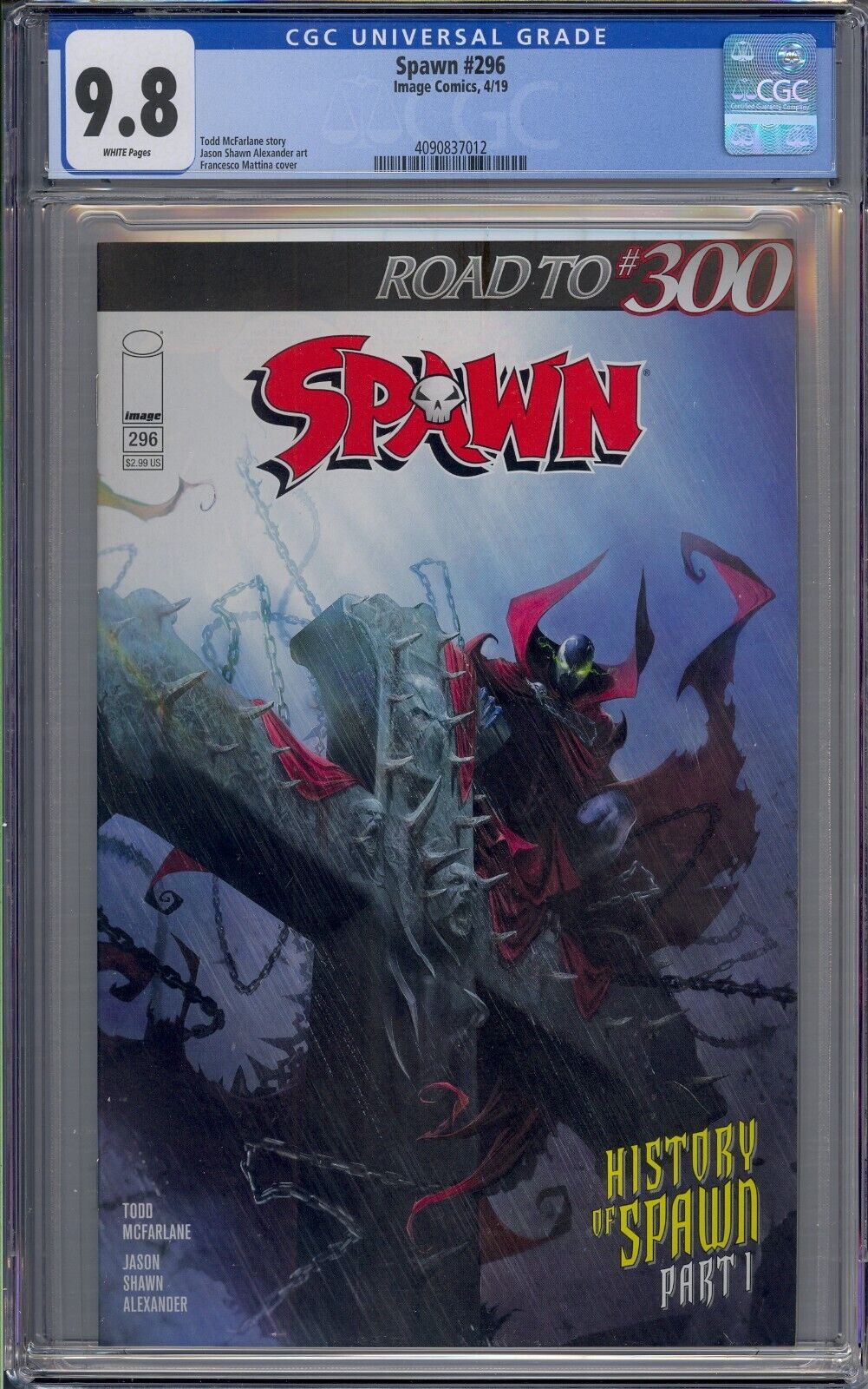 Spawn #296 CGC 9.8 Todd Mcfarlane Story | Comic Books - Modern Age, Image Comics, Spawn / HipComic