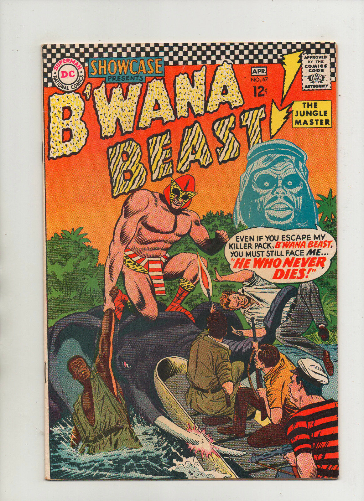 Showcase Comics #67 - 2nd App B'Wana Beast Elephant Cover - (Grade 8.0 ...