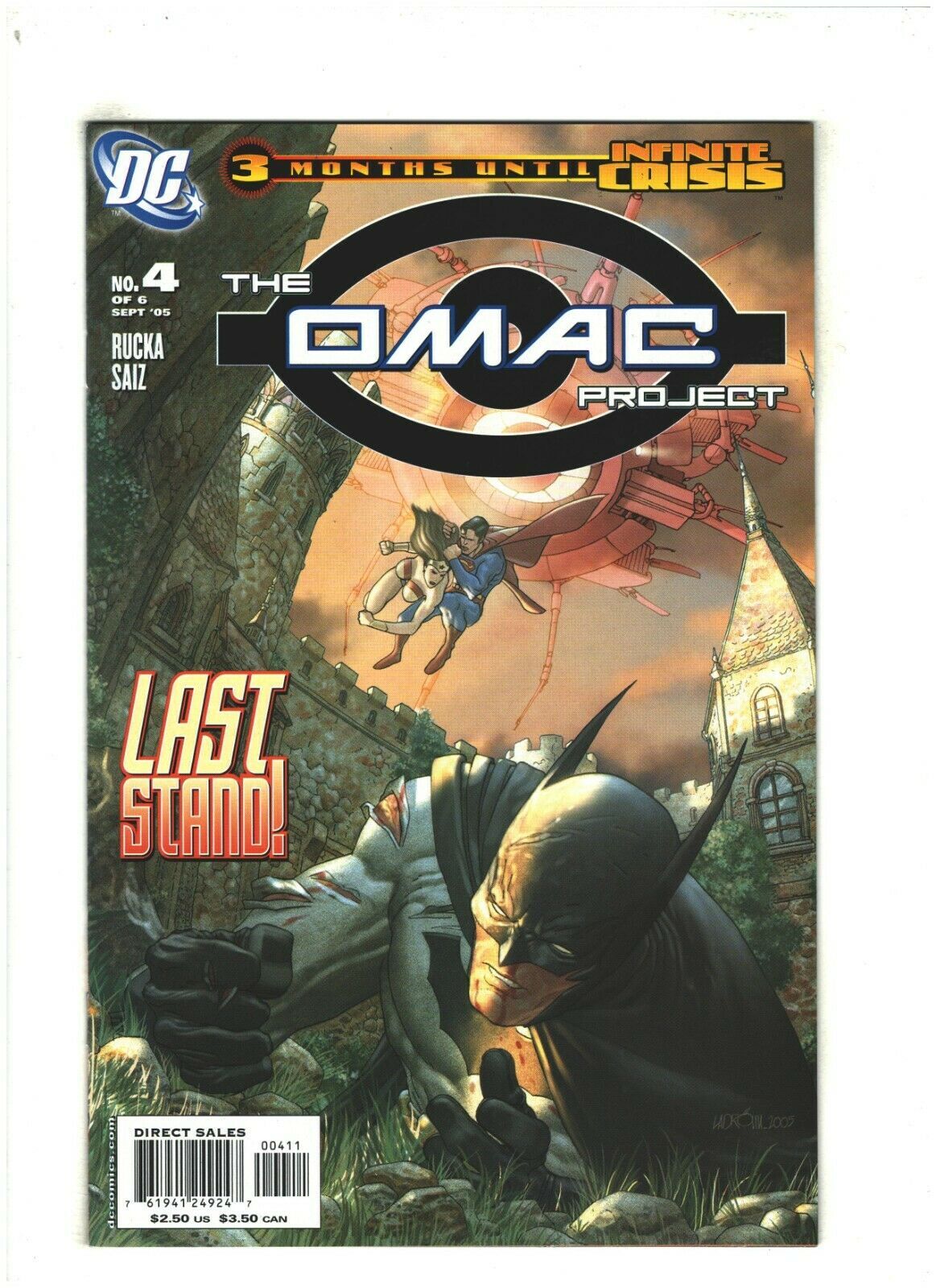 OMAC Project #4 NM- 9.2 DC Comics 2005 Batman, Superman & Wonder Woman ...