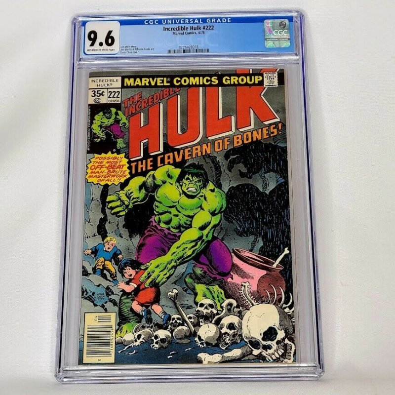 Incredible Hulk #222 Marvel 1978 CGC 9.6 NM+ Jim Starlin Cannibal ...