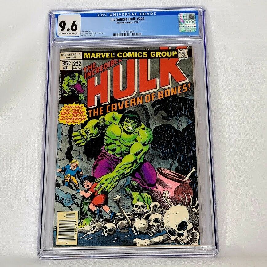 Incredible Hulk #222 Marvel 1978 CGC 9.6 NM+ Jim Starlin Cannibal ...