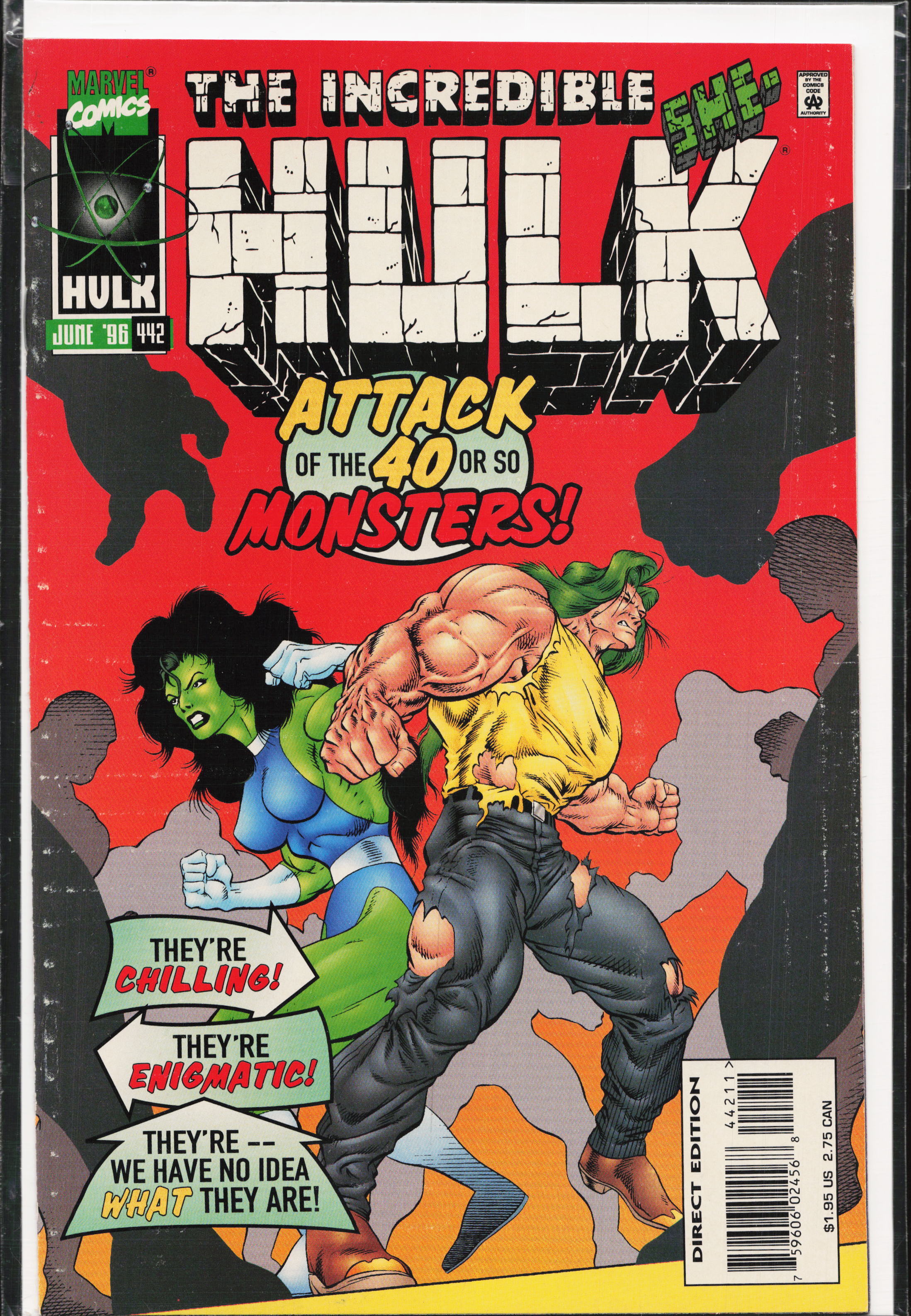 The Incredible Hulk #442 (1996) Hulk | Comic Books - Modern Age, Marvel ...
