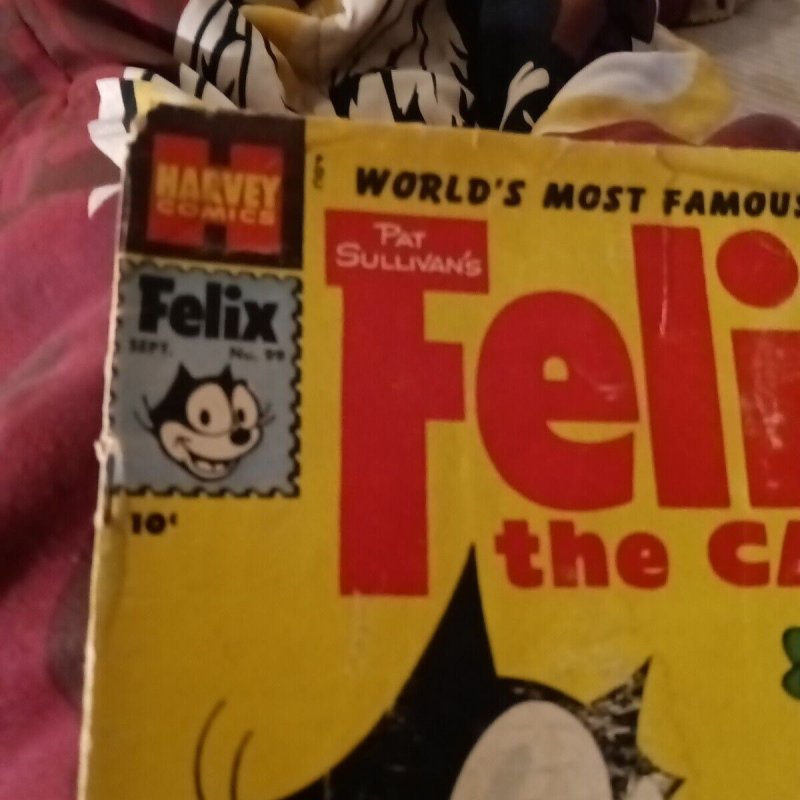Felix the Cat #99 Harvey Comics The Magic Holes 1958 Silver Age Cartoon ...