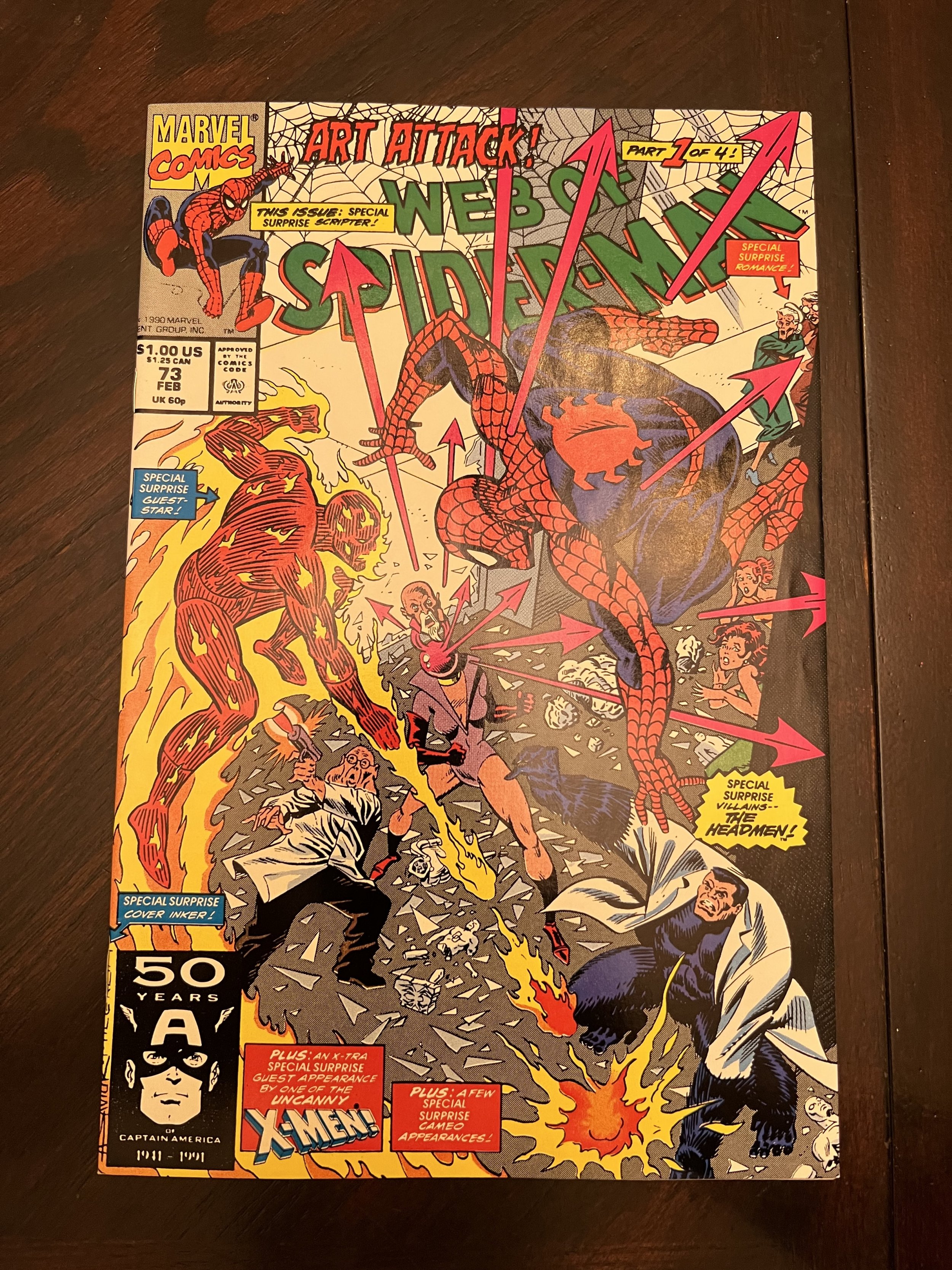Web of Spider-Man #73 Direct Edition (1991) - NM | Comic Books - Copper ...