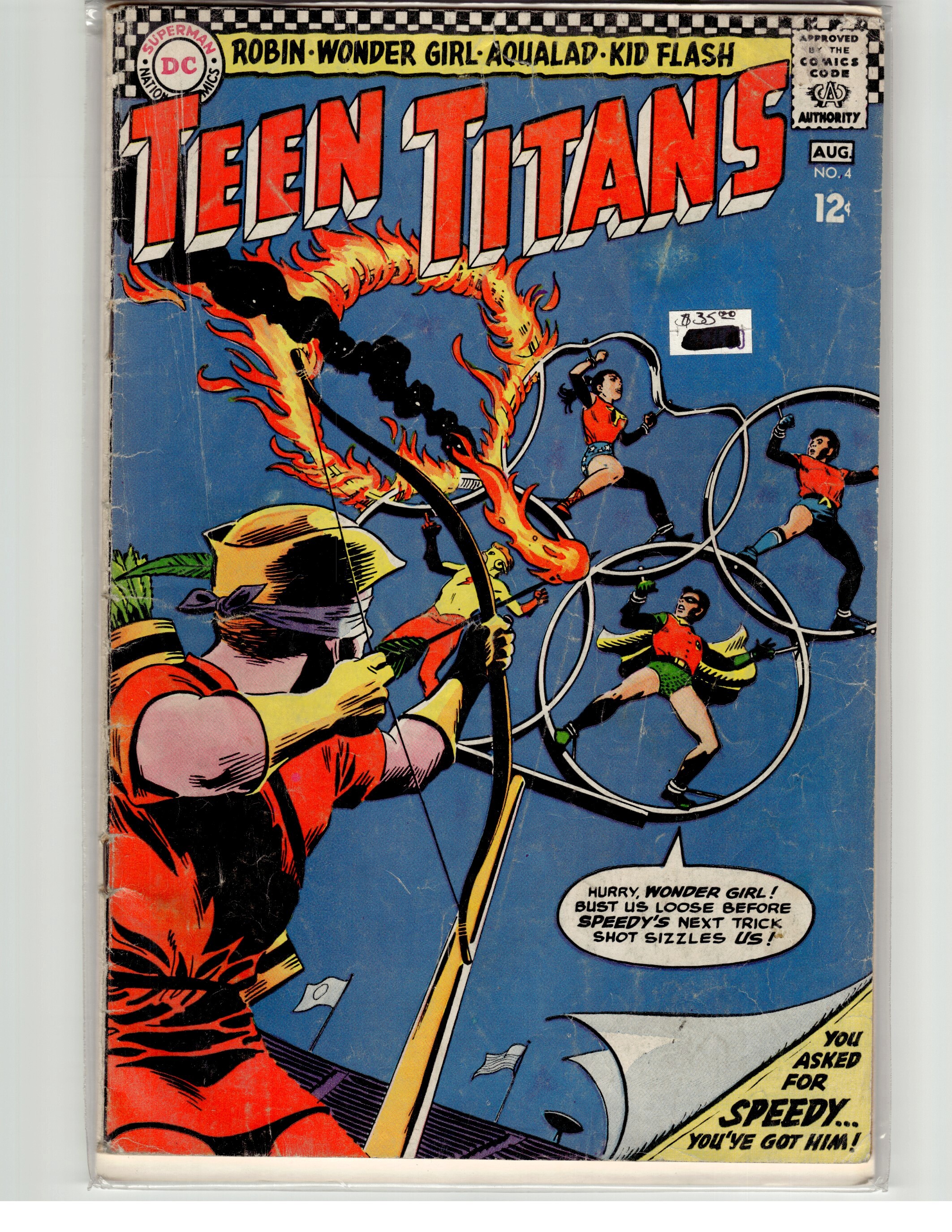 Teen Titans #4 (1966) Teen Titans | Comic Books - Silver Age, DC Comics ...