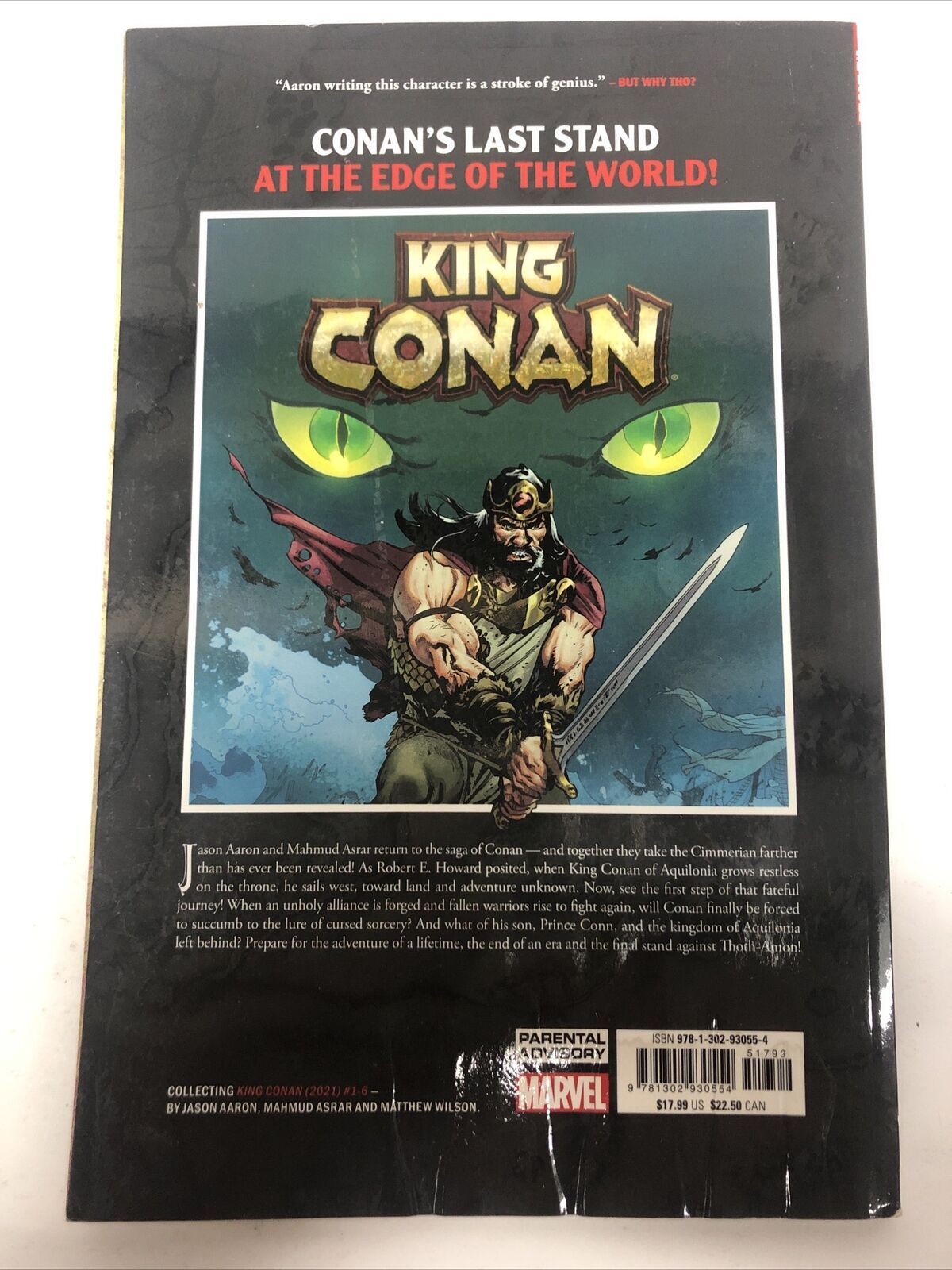 King Conan (2022) TPB Marvel Aaron•Asrar•Wilson Conan’s Last Stand ...