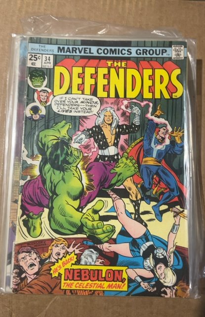 The Defenders #34 (1976) | Comic Books - Bronze Age, Marvel, Superhero ...