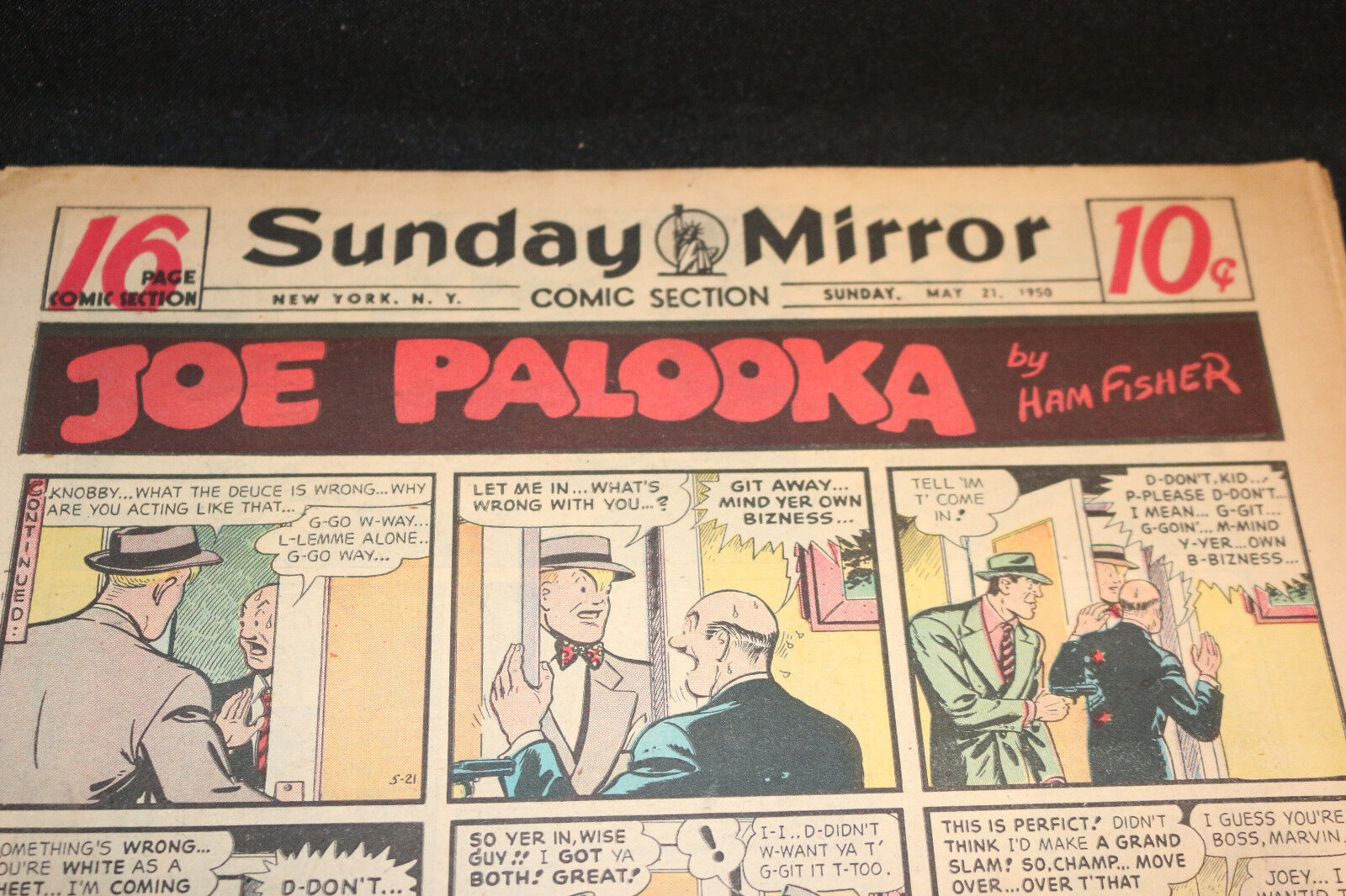 1950 Sunday Mirror Weekly Comic Section May 21st (VF) Superman Every ...