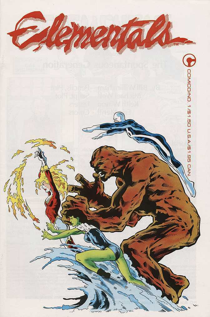 ELEMENTALS 25-Different, Wizard Magazine quotes: | Full Runs & Sets ...