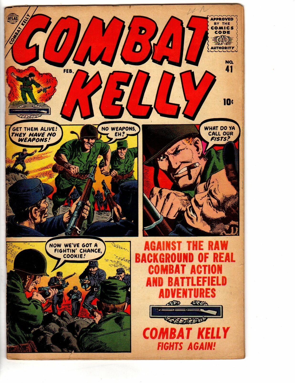 COMBAT KELLY (1951-1957) 41 VG-F February 1957 | Comic Books - Silver ...