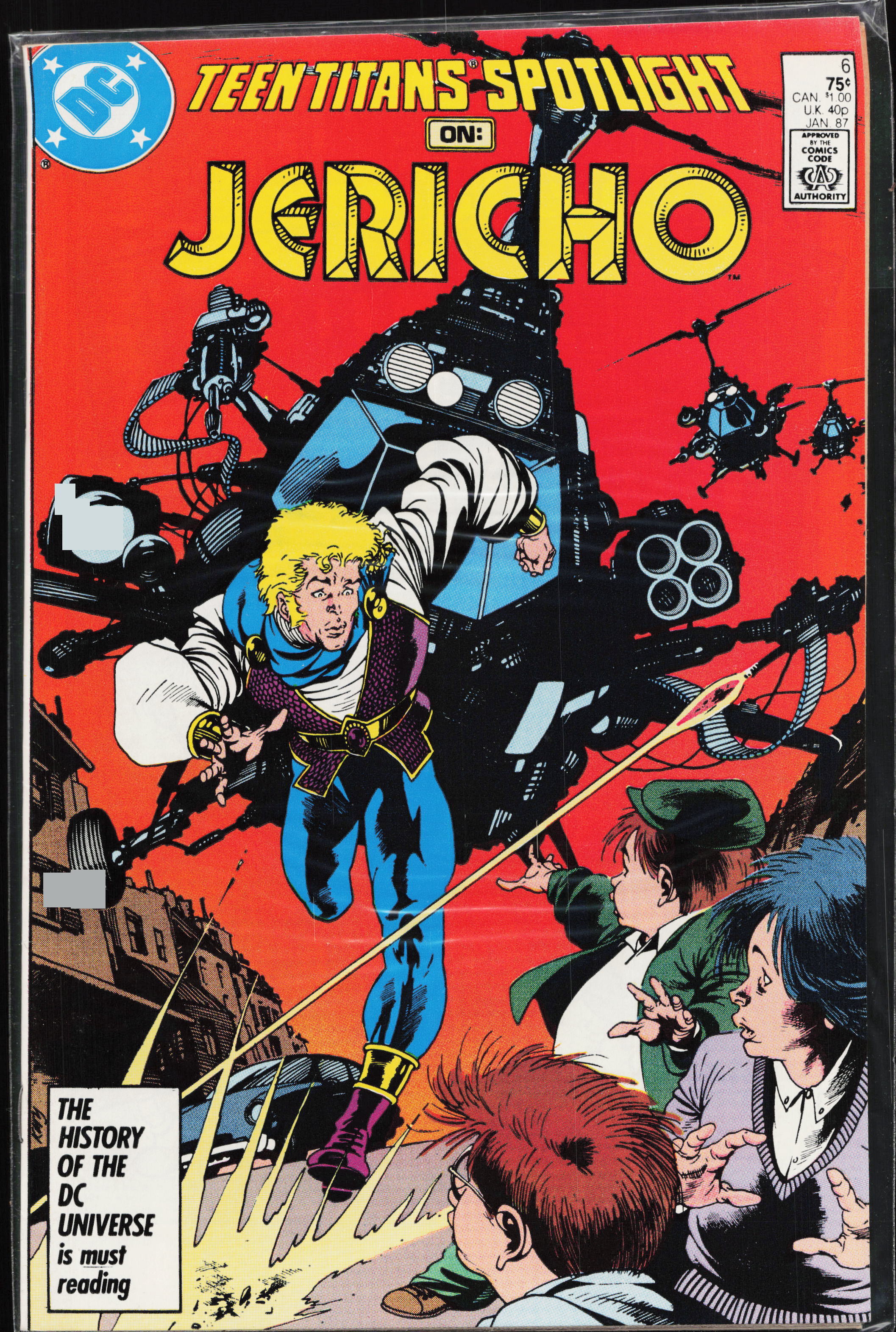 Teen Titans Spotlight #6 (1987) Jericho | Comic Books - Copper Age, DC ...