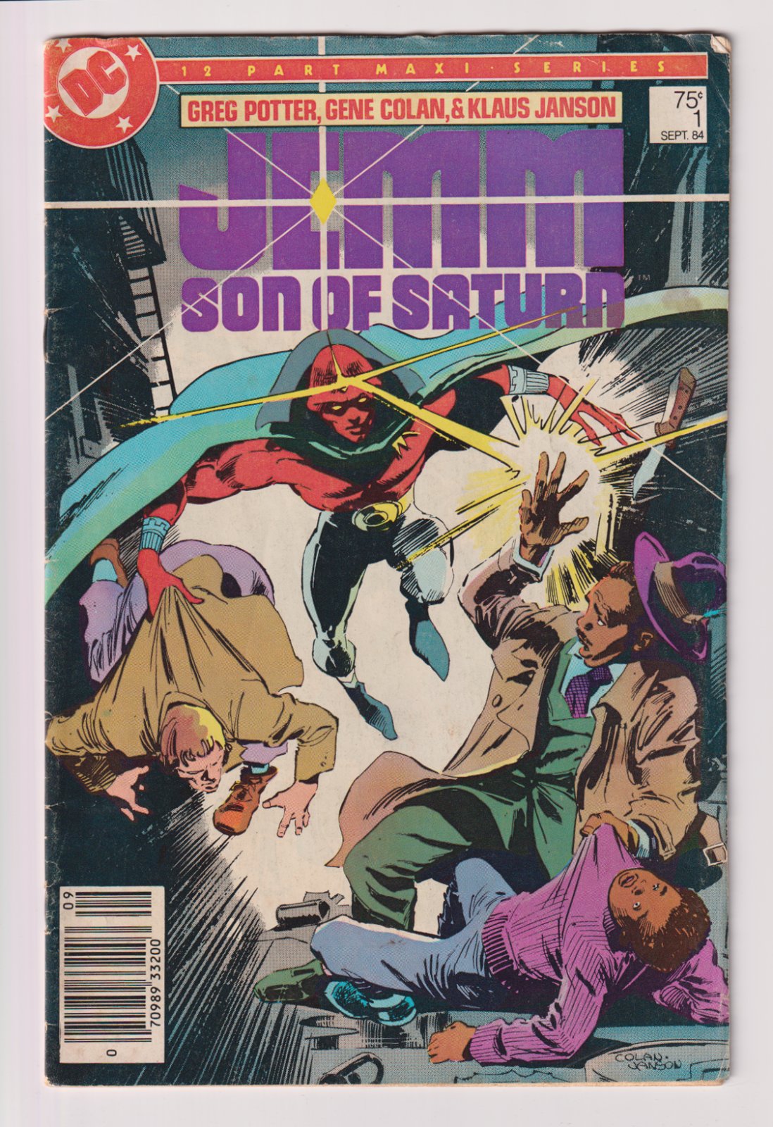 DC Comics! Jemm, Son of Saturn! Issue #1! Newsstand Edition! First Jemm ...