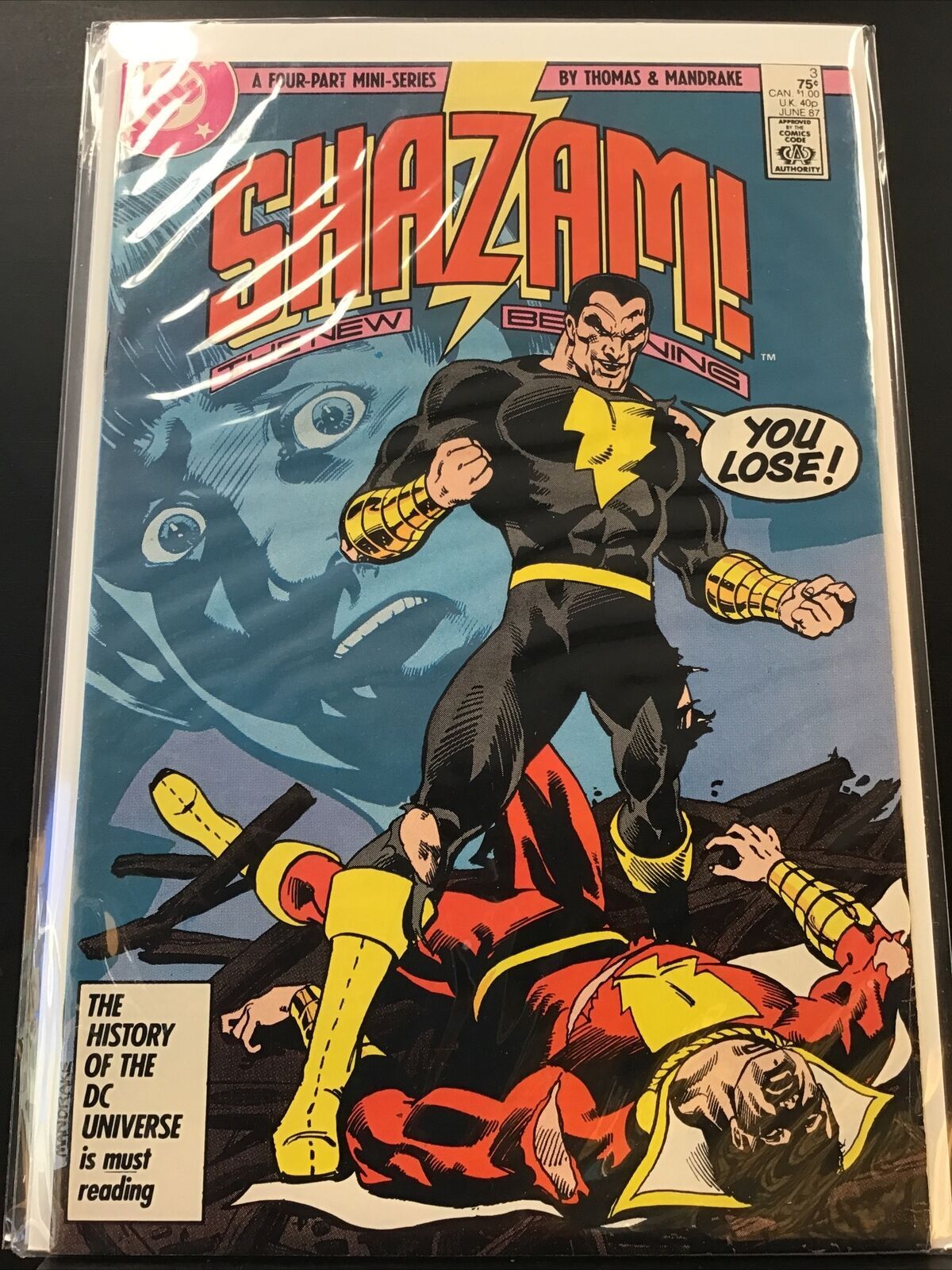 Shazam : the New Beginning Complete SET 1-4 Black Adam DC 1987 | Comic ...