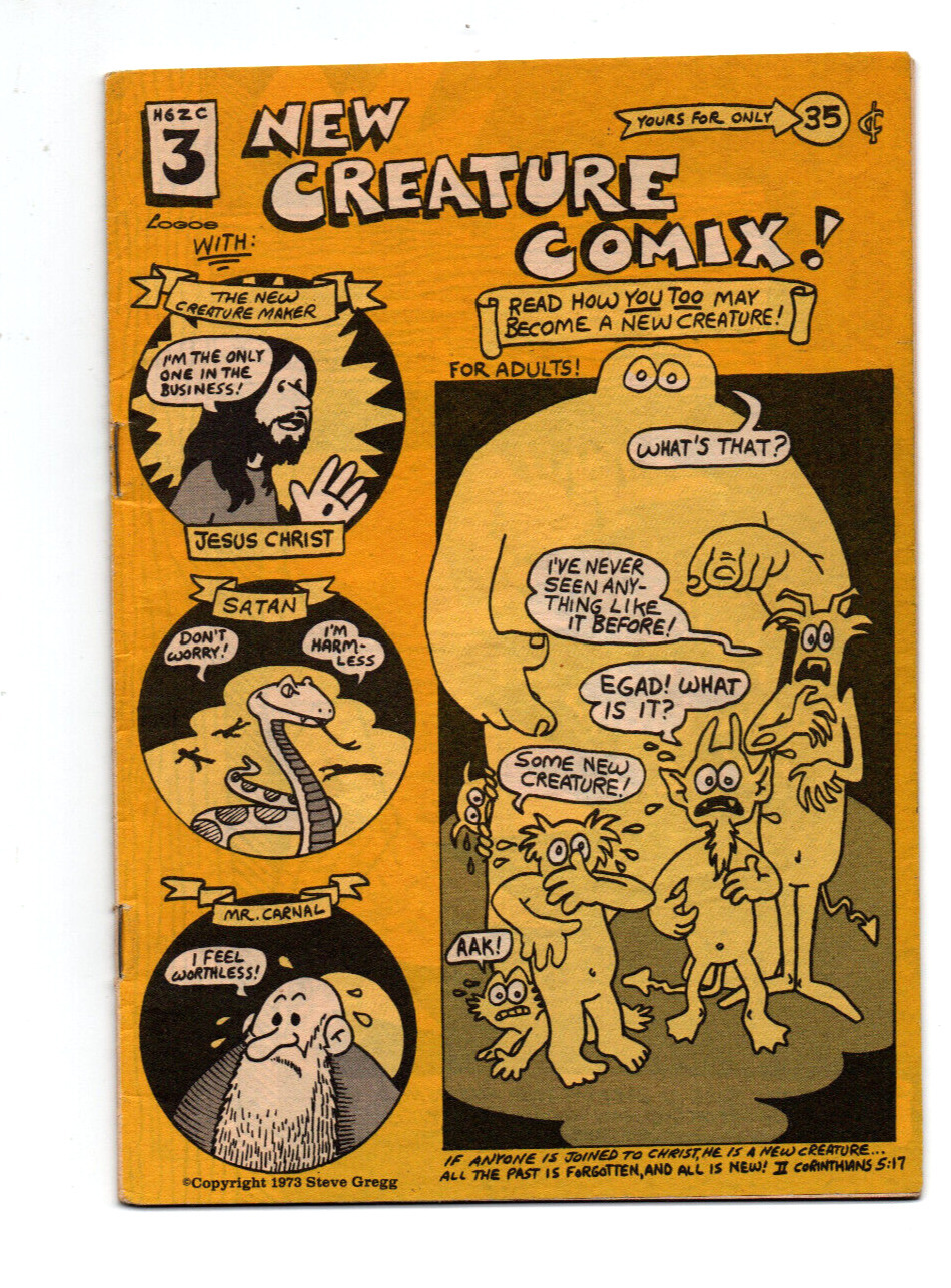 Holy Ghost Zapped Comix #3 New Creature - Underground/Christian- Logos ...