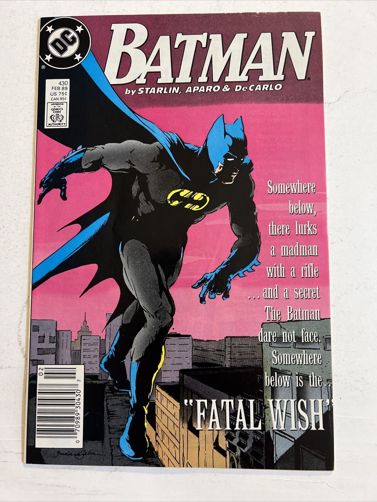 Batman #424 425 430 All Signed By Jim Starlin DC Comics 1988 See ...