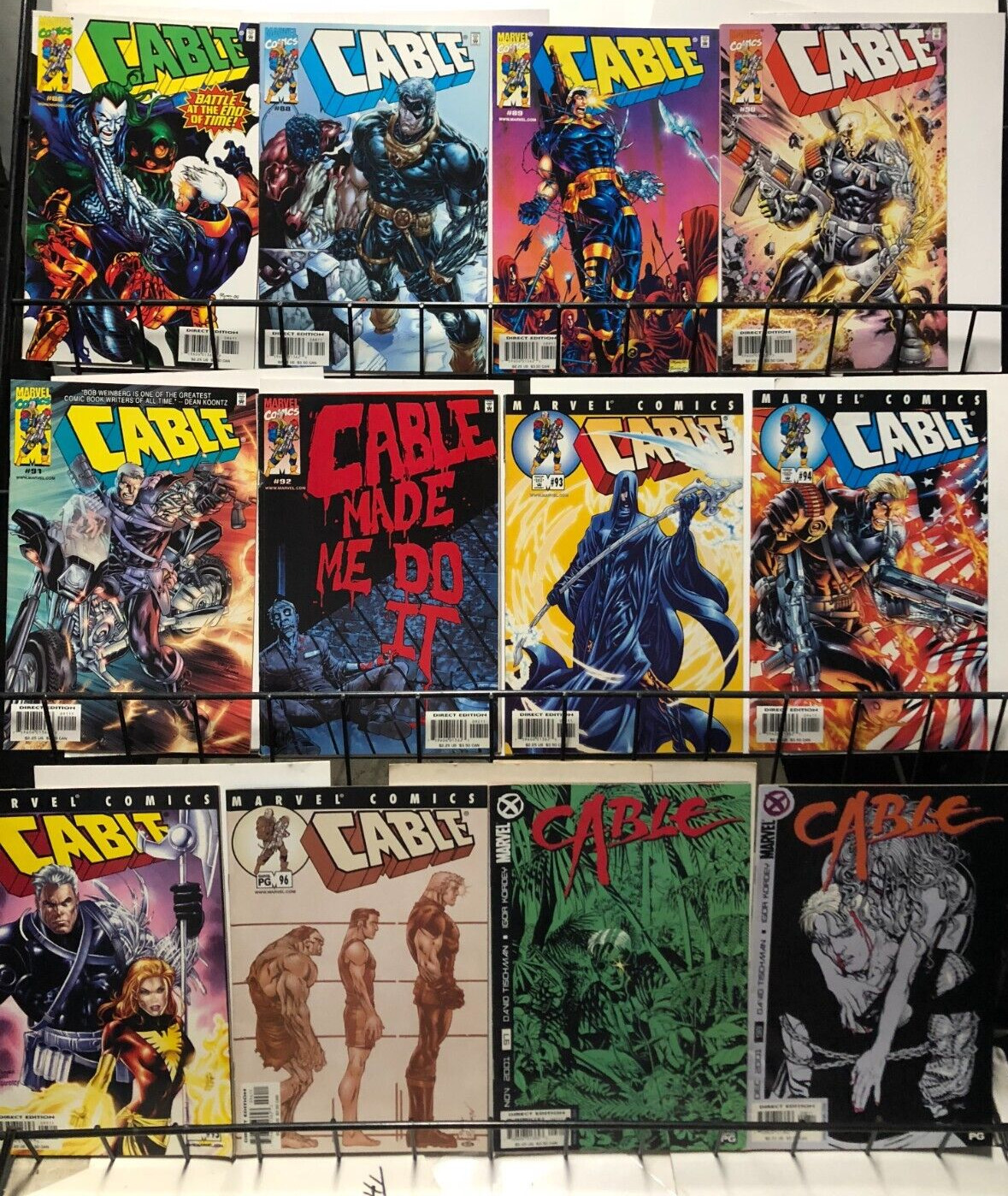 CABLE 1-105 bIG aRMS, bIG gUNS, ultimate Liefeld hero- 77 DIFF mutants ...