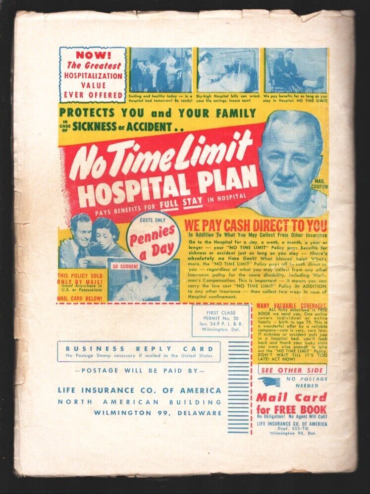 Texas Rangers 8/1955Jackson Cole-Features Jim Hatfield, Texas Ranger ...