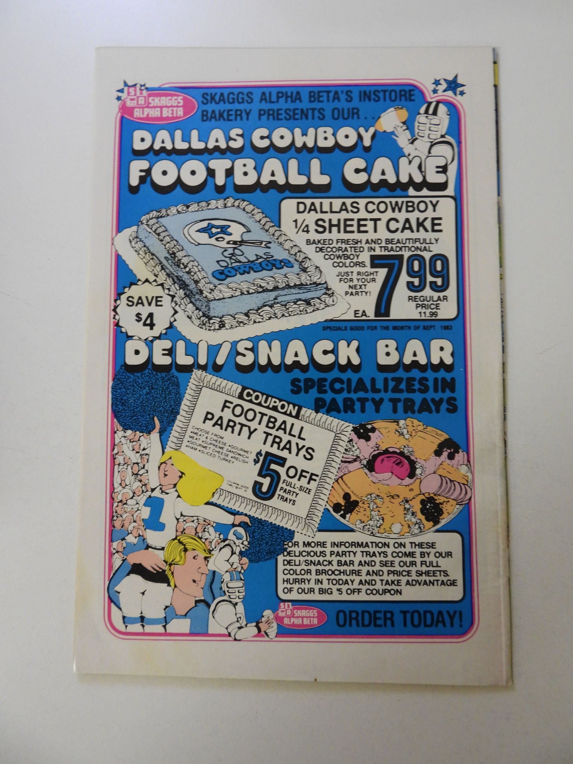 Spider-Man and the Dallas Cowboys: "Danger in Dallas" (1983) FN/VF ...