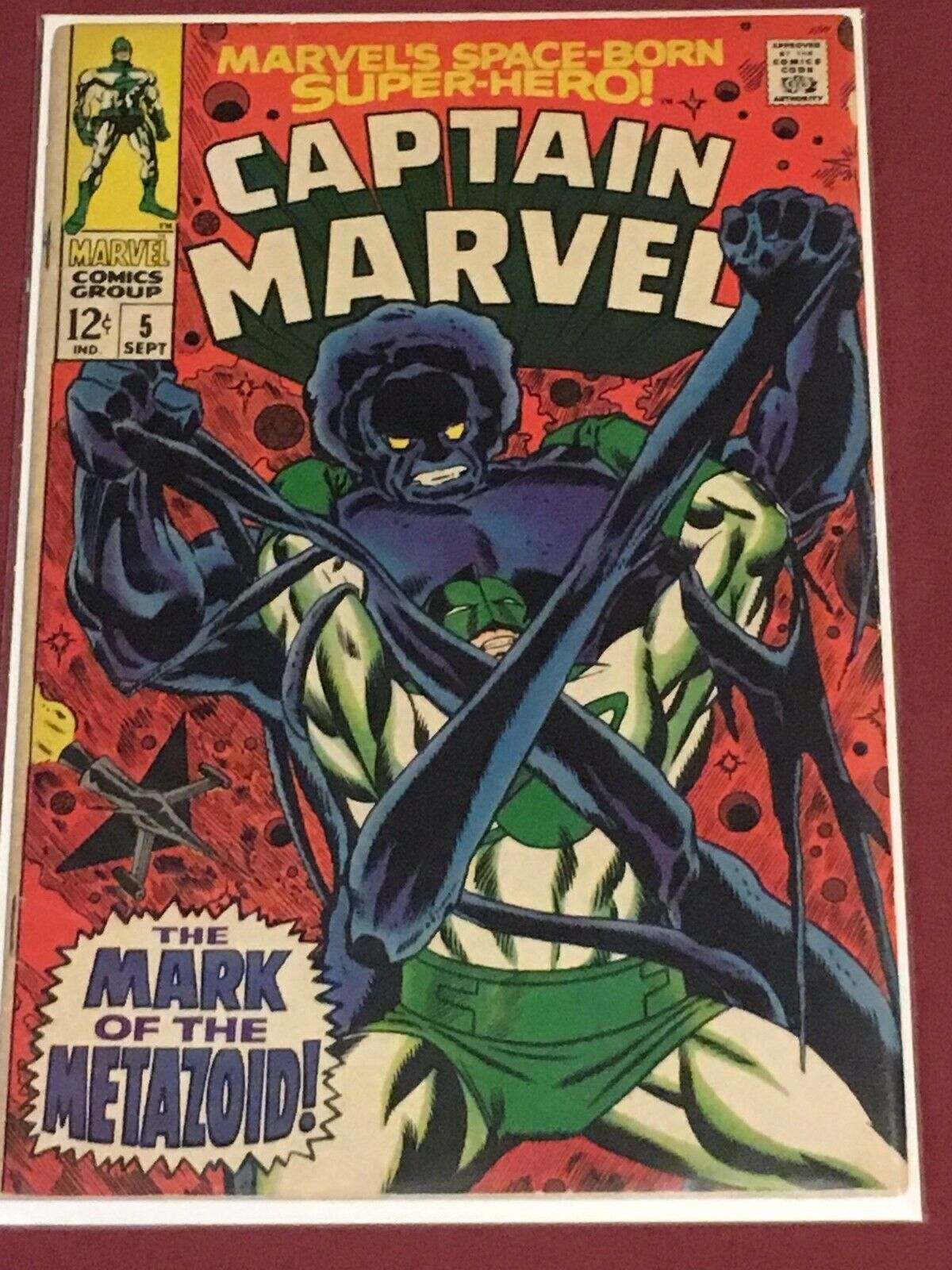 CAPTAIN MARVEL 5 Mid Grade | Comic Books - Silver Age, Marvel, Captain ...